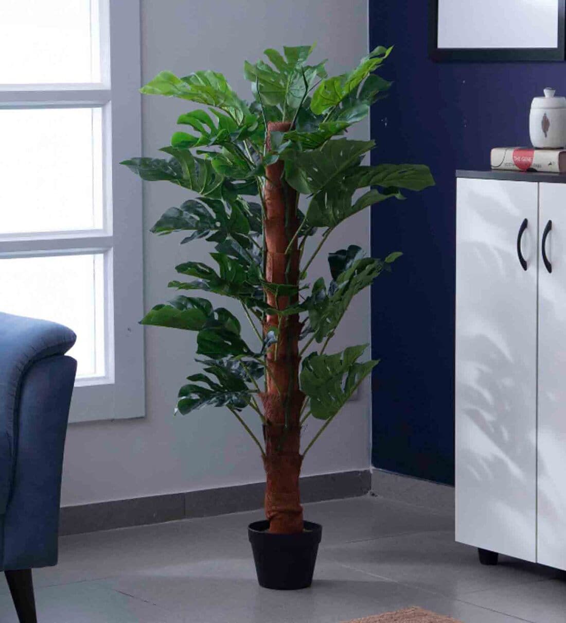 Buy Polyester Molly Green Split Philo With Pot Artificial Plant at 27% OFF by Pollination ...