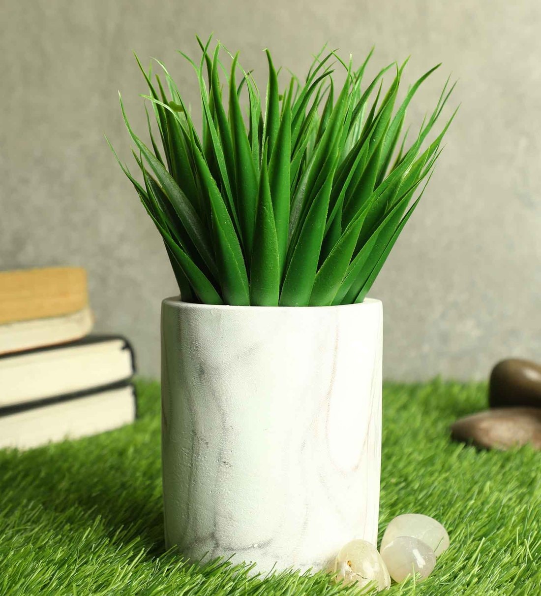 Buy Green Polyester Versatile Artificial Bonsai In Resin Pot by ...