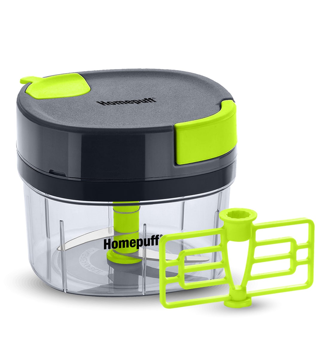 Buy Green Silicon & Metal Multipurpose Chopper by Homepuff at 72% OFF ...