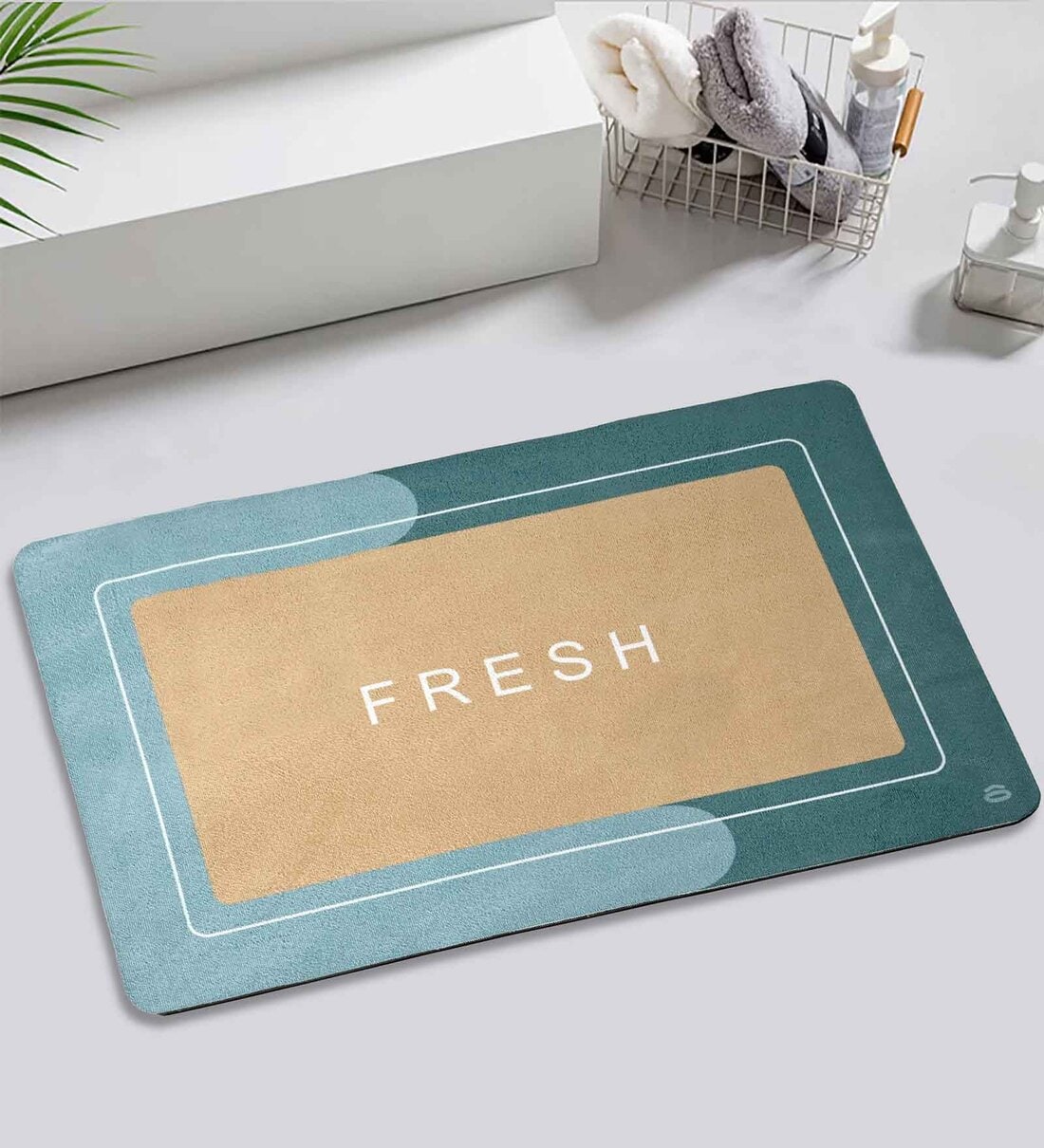 Buy Green Slogan Polyester 23x16 Inches AntiSkid Bath Mat at 37% OFF by ...