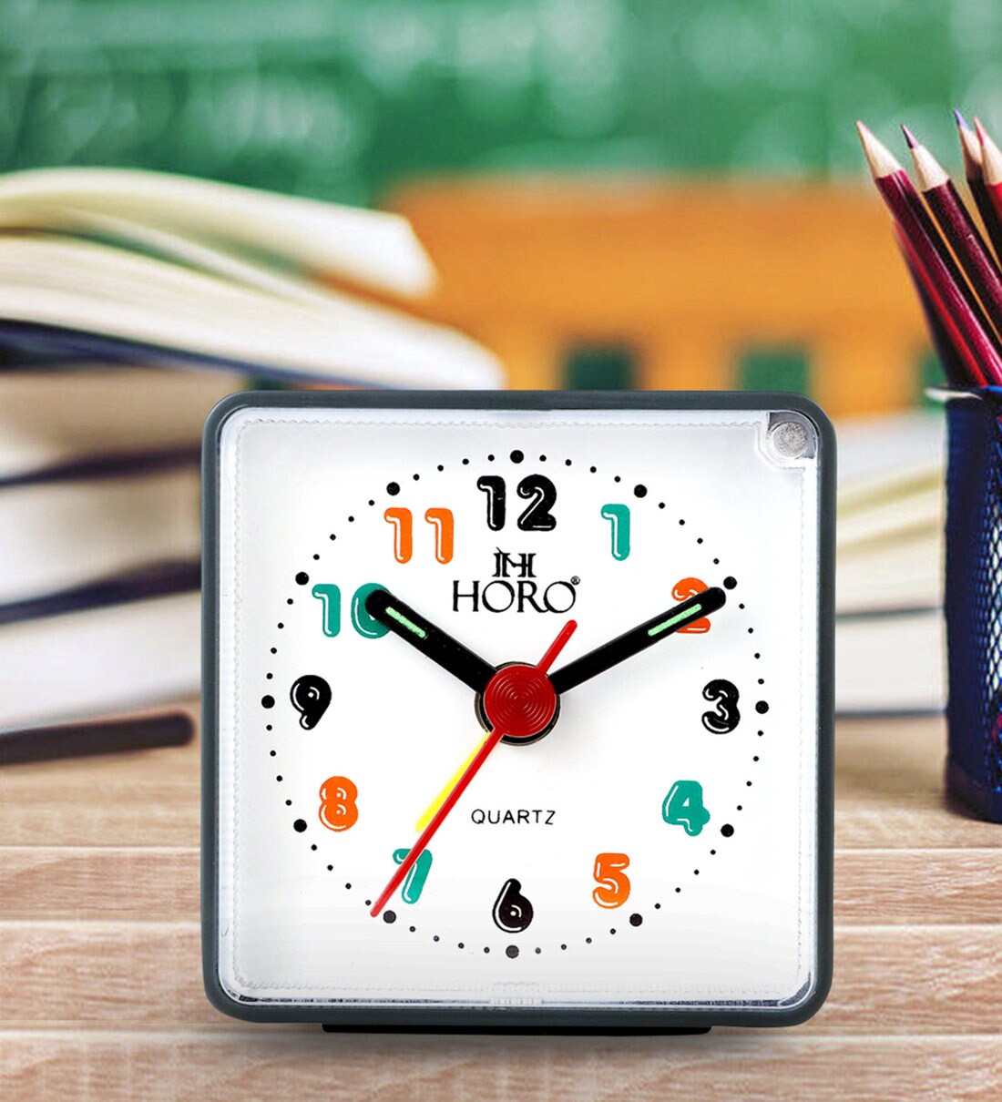 Buy Grey Analog Alarm Clock by Horo at 33% OFF by Horo | Pepperfry