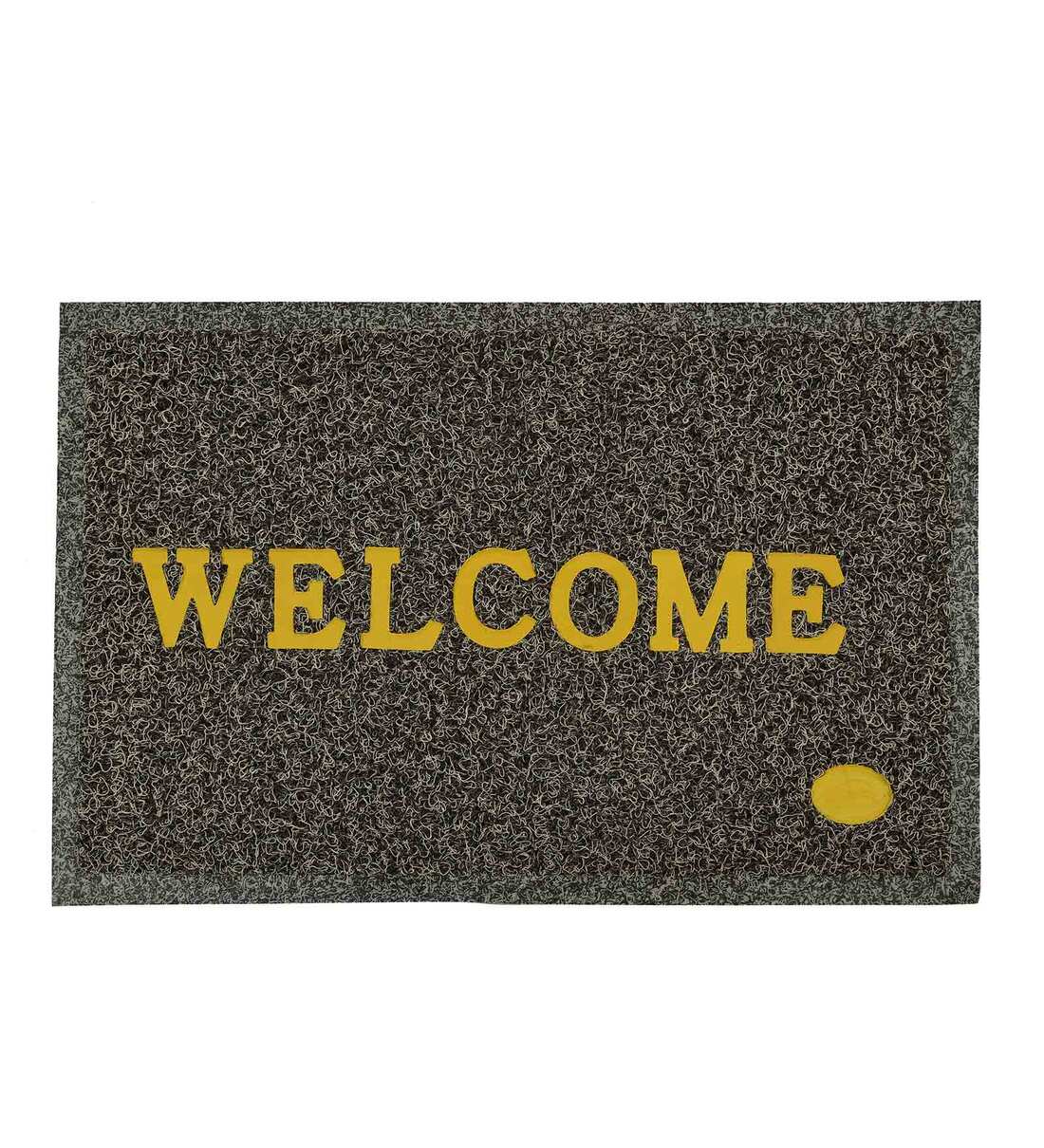 Buy Grey Rubber Slogan Pattern 23x15 inch AntiSkid Door Mat by Lehar ...