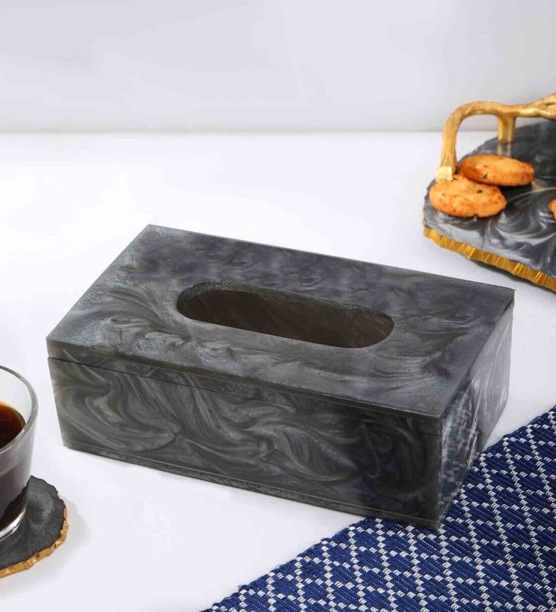 Buy Grey Synthetic Resin Tissue Holder at 41% OFF by The Home Co ...
