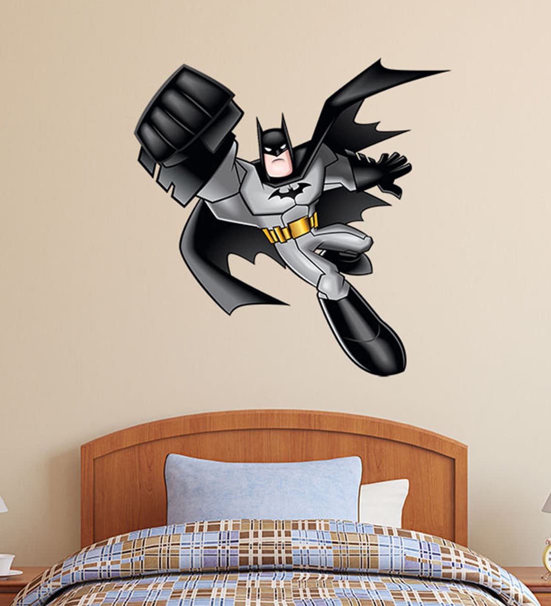Buy Grey Vinyl DC Comics Batman Matte Finish Wall Sticker by Spinn ...