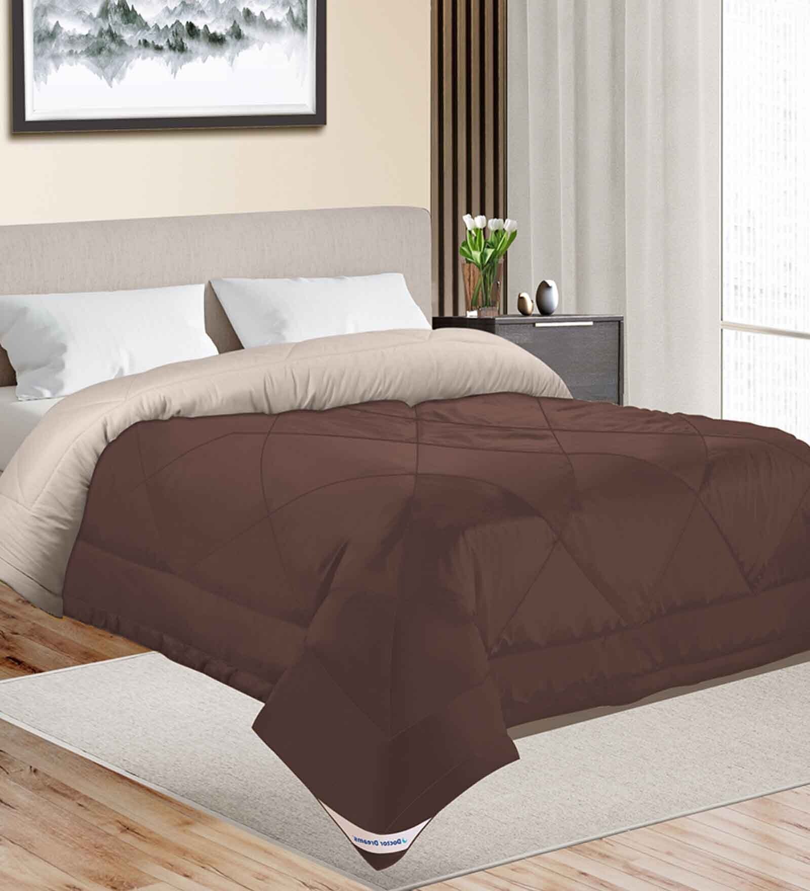 Buy Beige Microfibre 140 AC Room Single Bed Comforter at 53% OFF by ...
