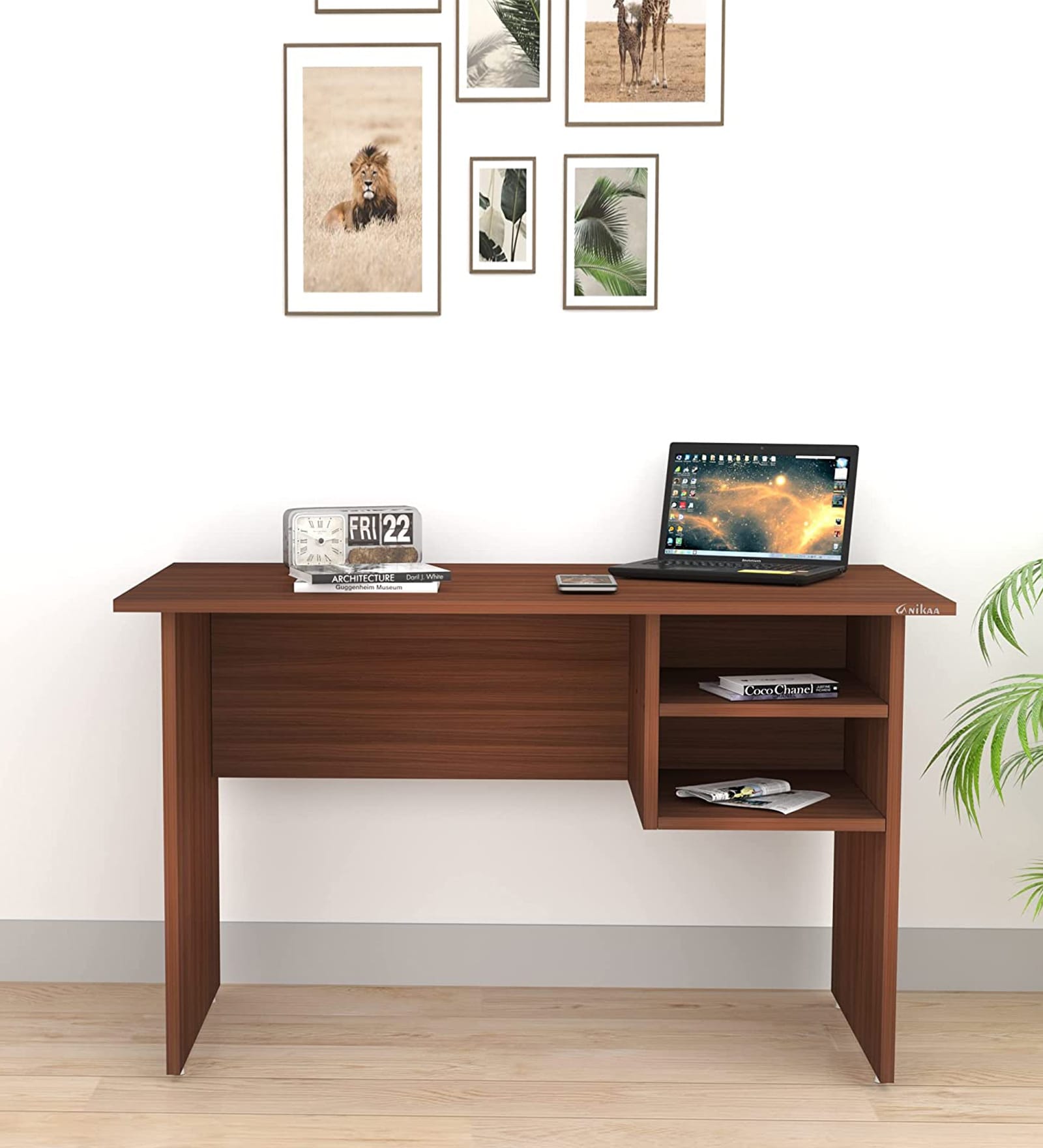 Buy Grady Writing Table in Walnut Finish at 35% OFF by Anikaa | Pepperfry