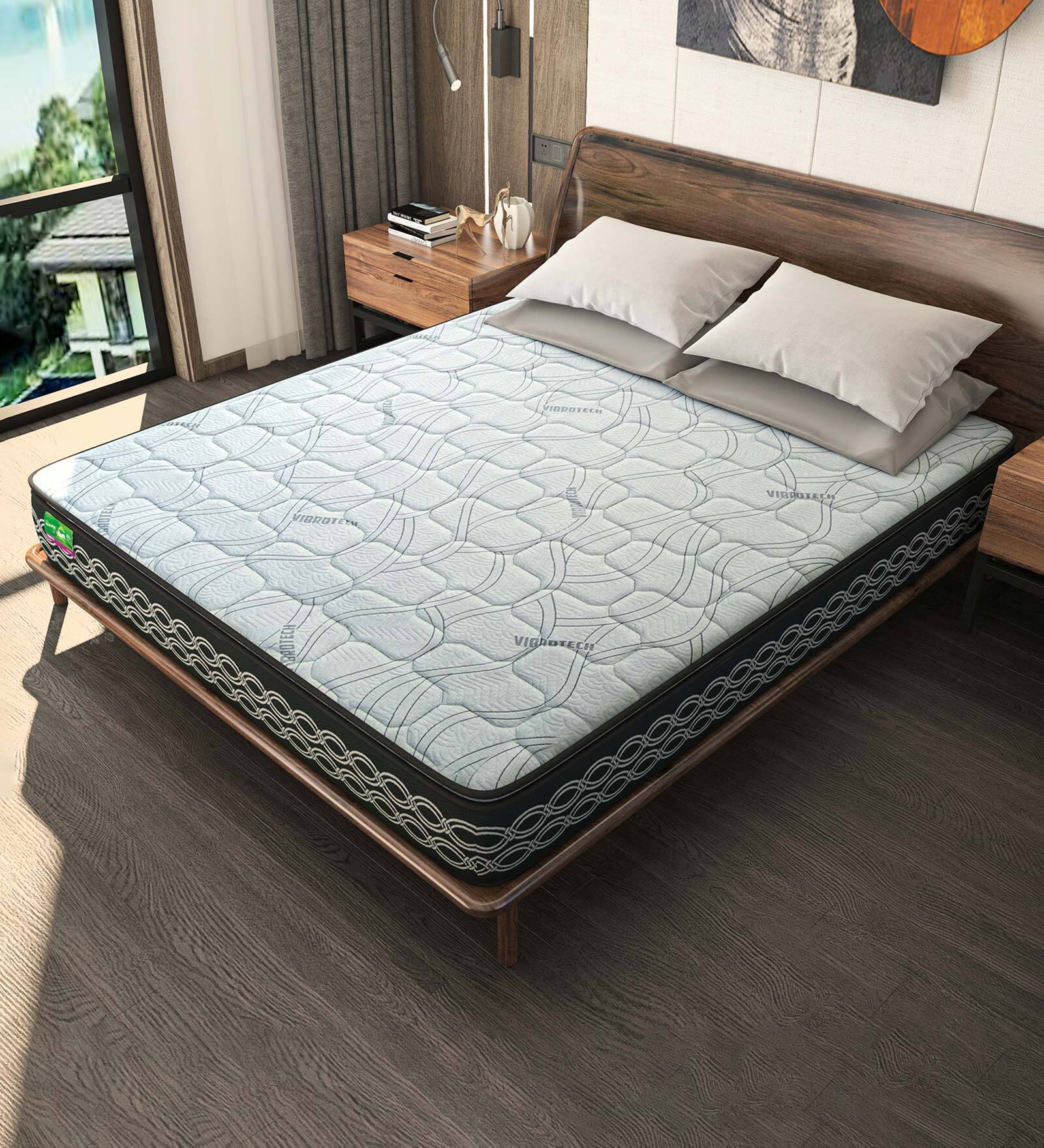 Buy Grande Vibrotech Orthopedic 8 inch Rebonded Foam Single Mattress at ...