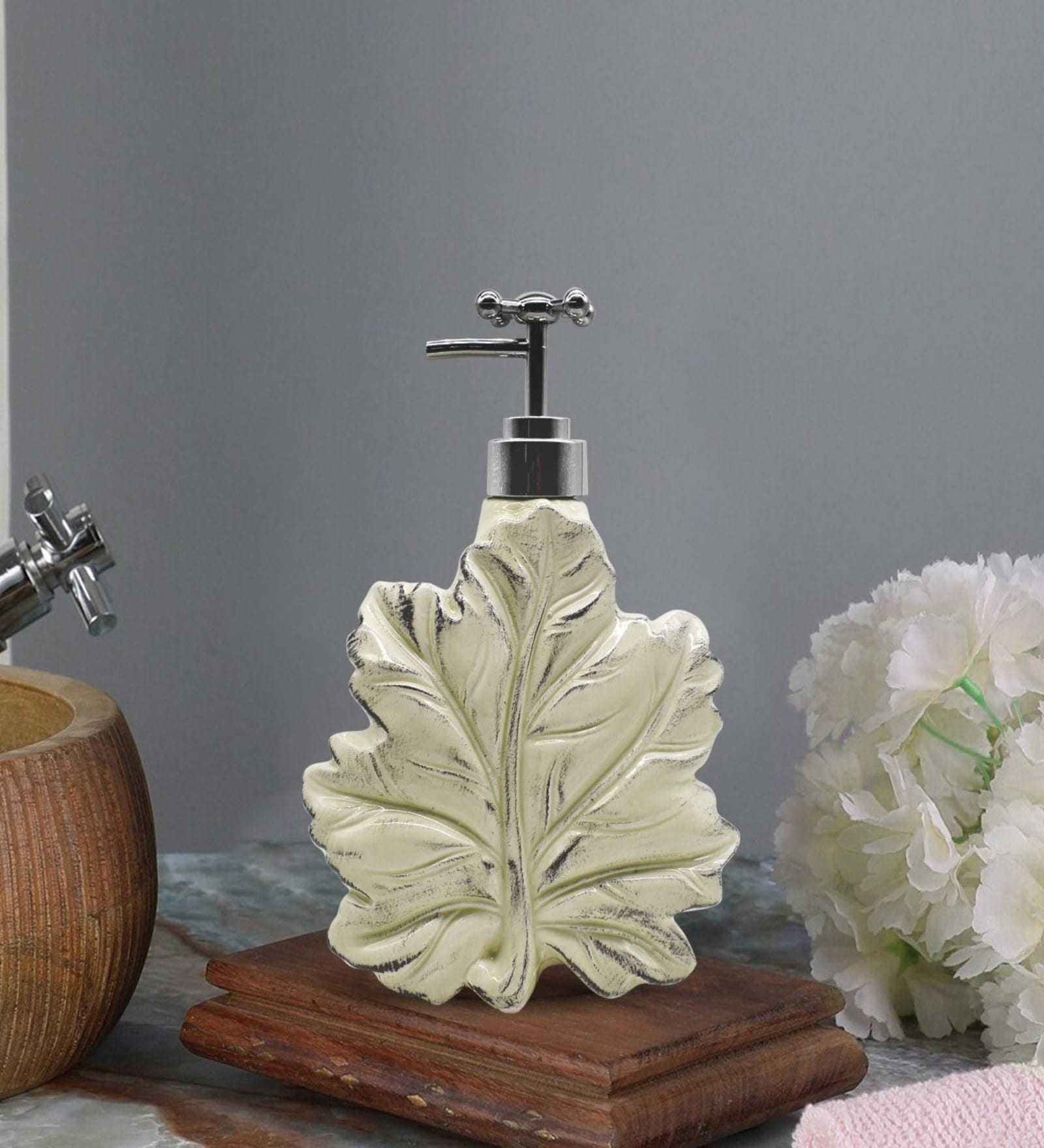 Buy Green 300 ml Ceramic Liquid Soap Dispenser by Kookee at 20% OFF by Kookee | Pepperfry