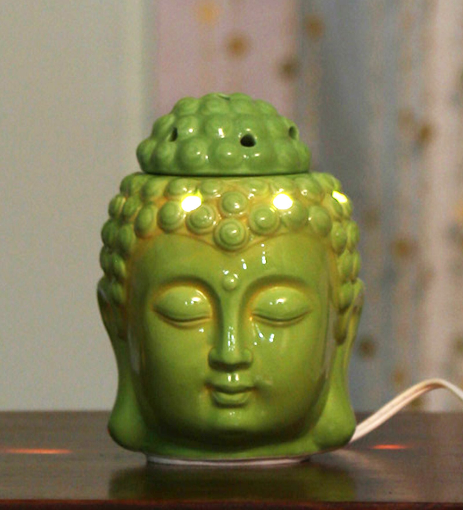 Buy Green Ceramic Buddha Electrical Diffuser by @home Online ...