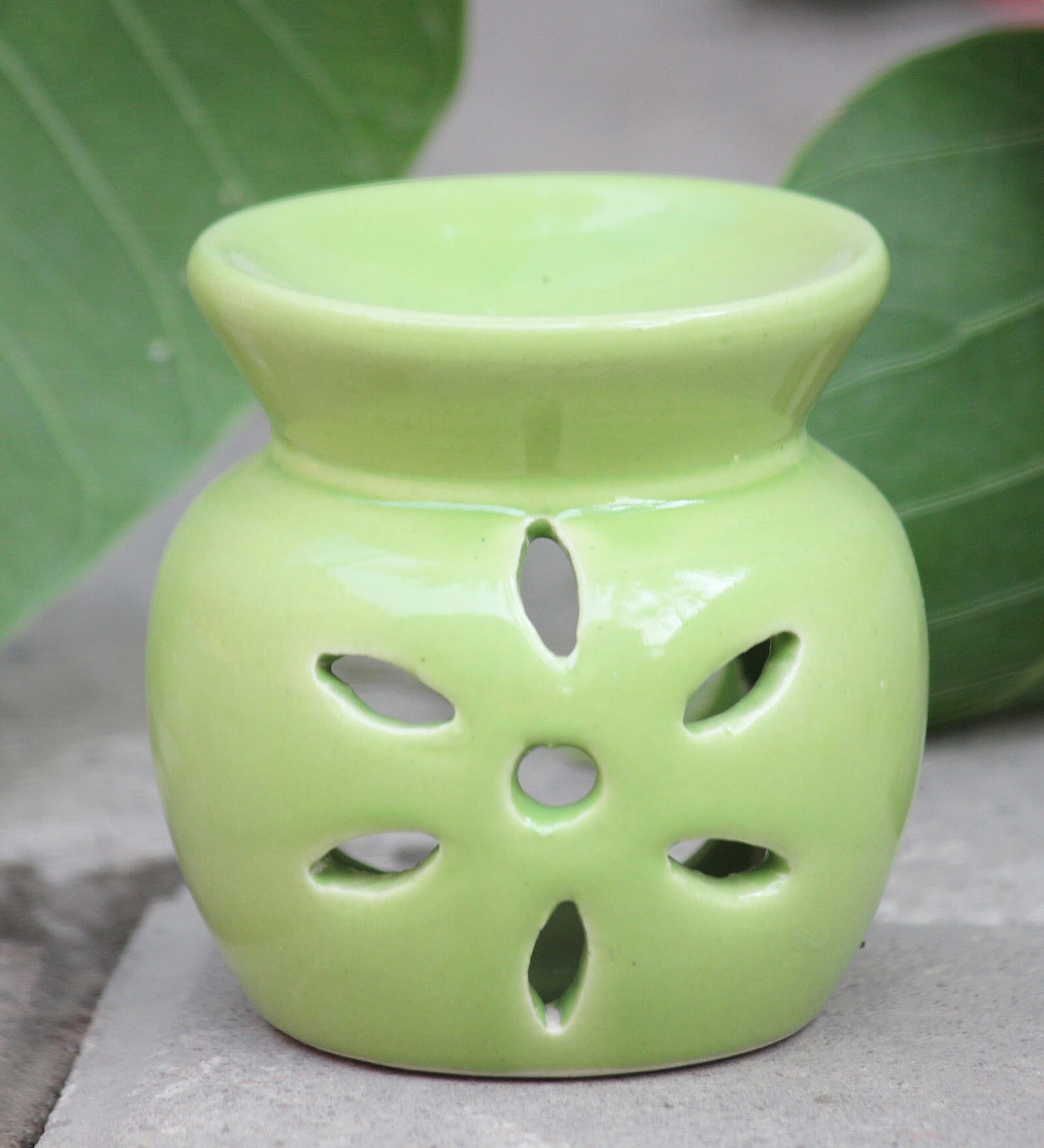 Buy Green Ceramic Diffusers By Brahmz at 67% OFF by Brahmz | Pepperfry