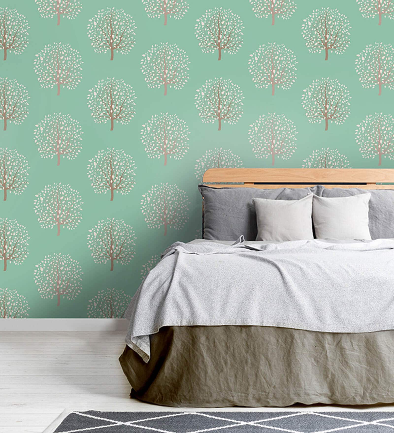 Buy Green Frosty Elm Wallpaper at 10% OFF by The Wall Chronicles ...