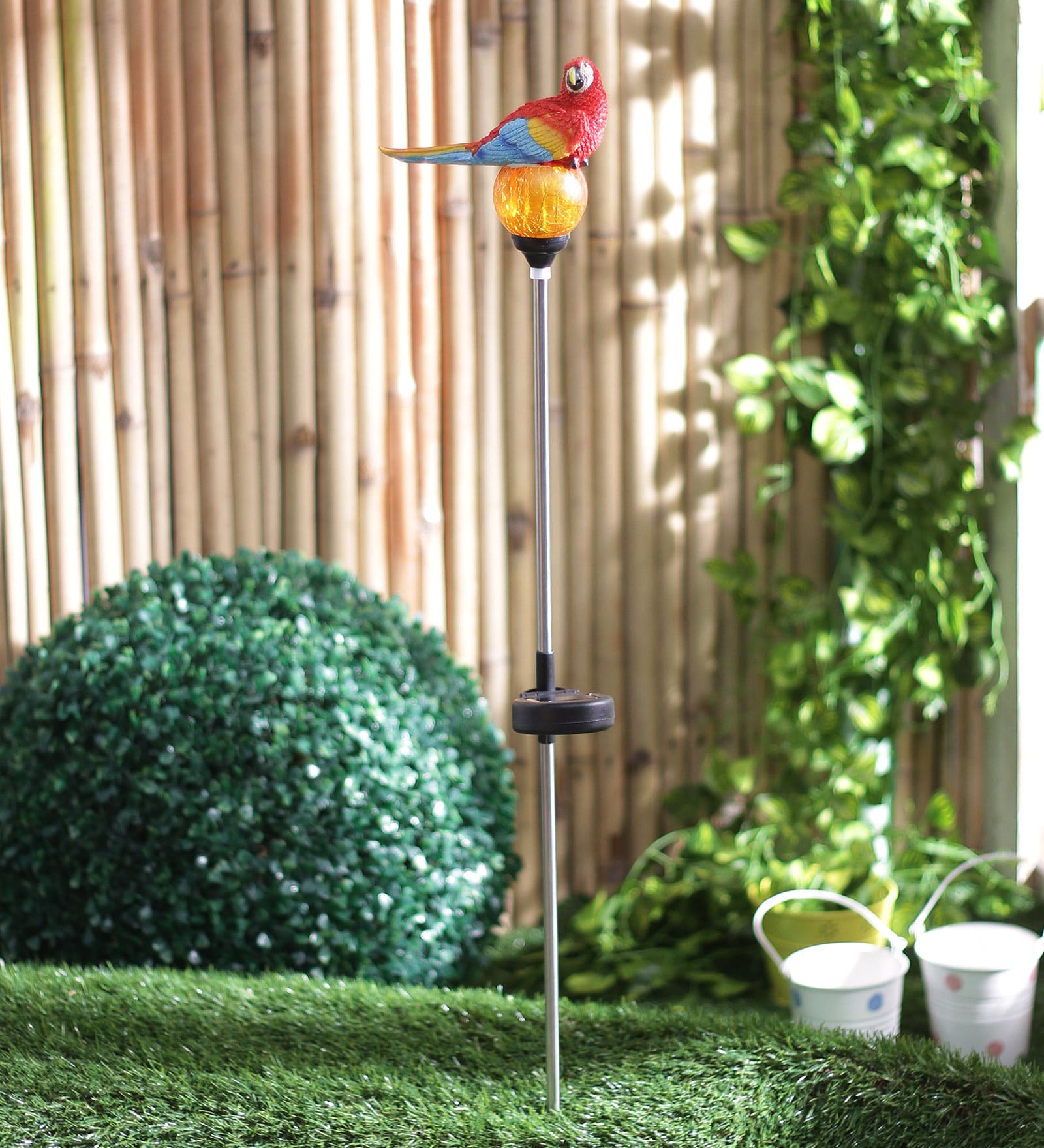 Buy Green Girgit Parrot Solar Stick Online - Birds and Animals Garden ...