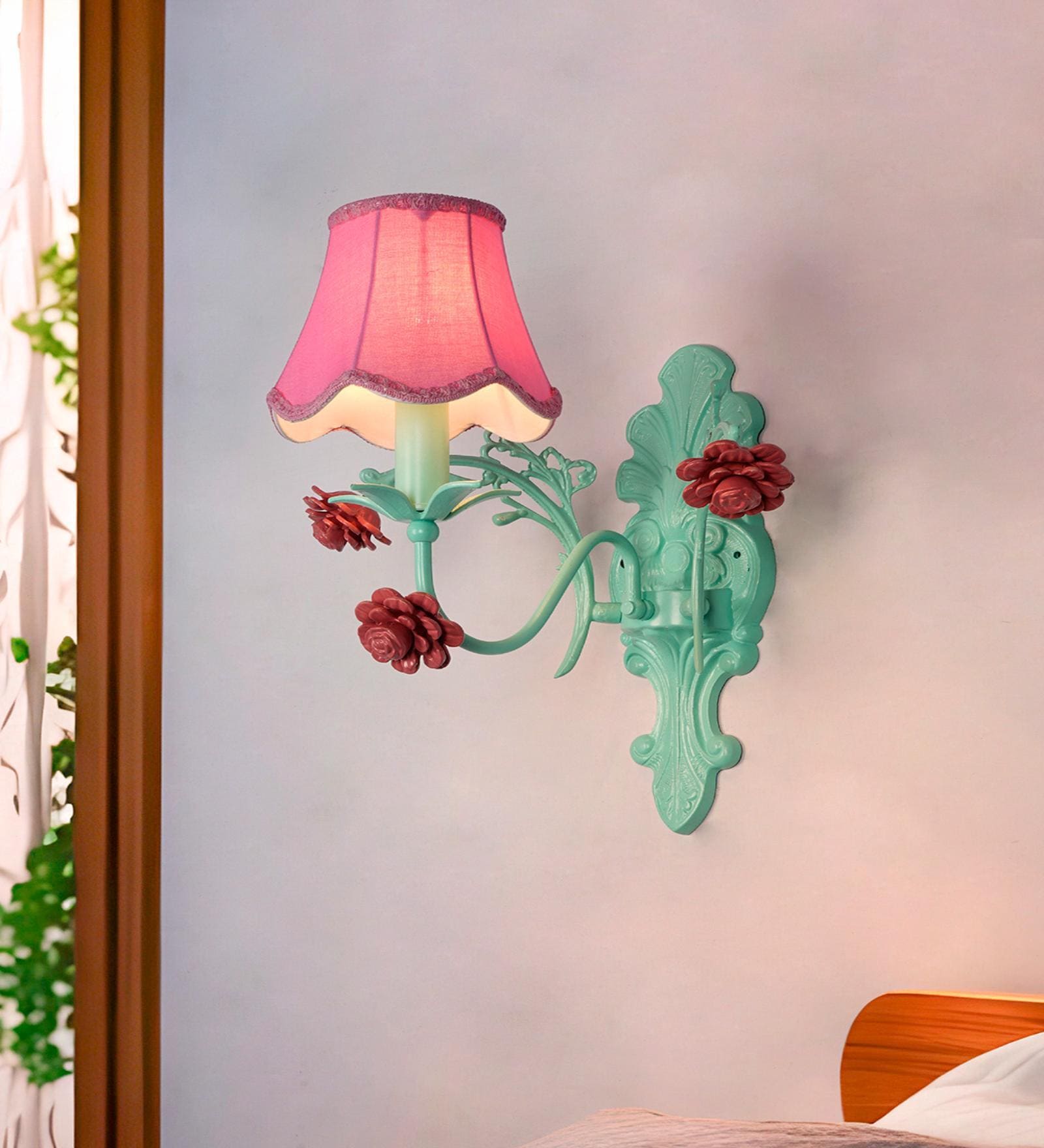 Buy Green Mild Steel Uplight Wall Scones at 5% OFF by Fos Lighting ...