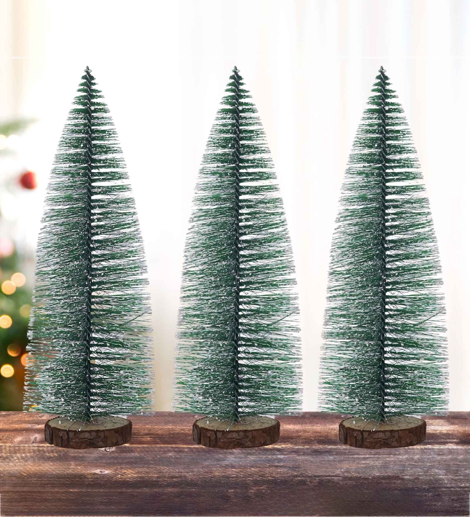 Buy Green Plastic Christmas Tree (Set of 3) at 23% OFF by eCraftIndia ...