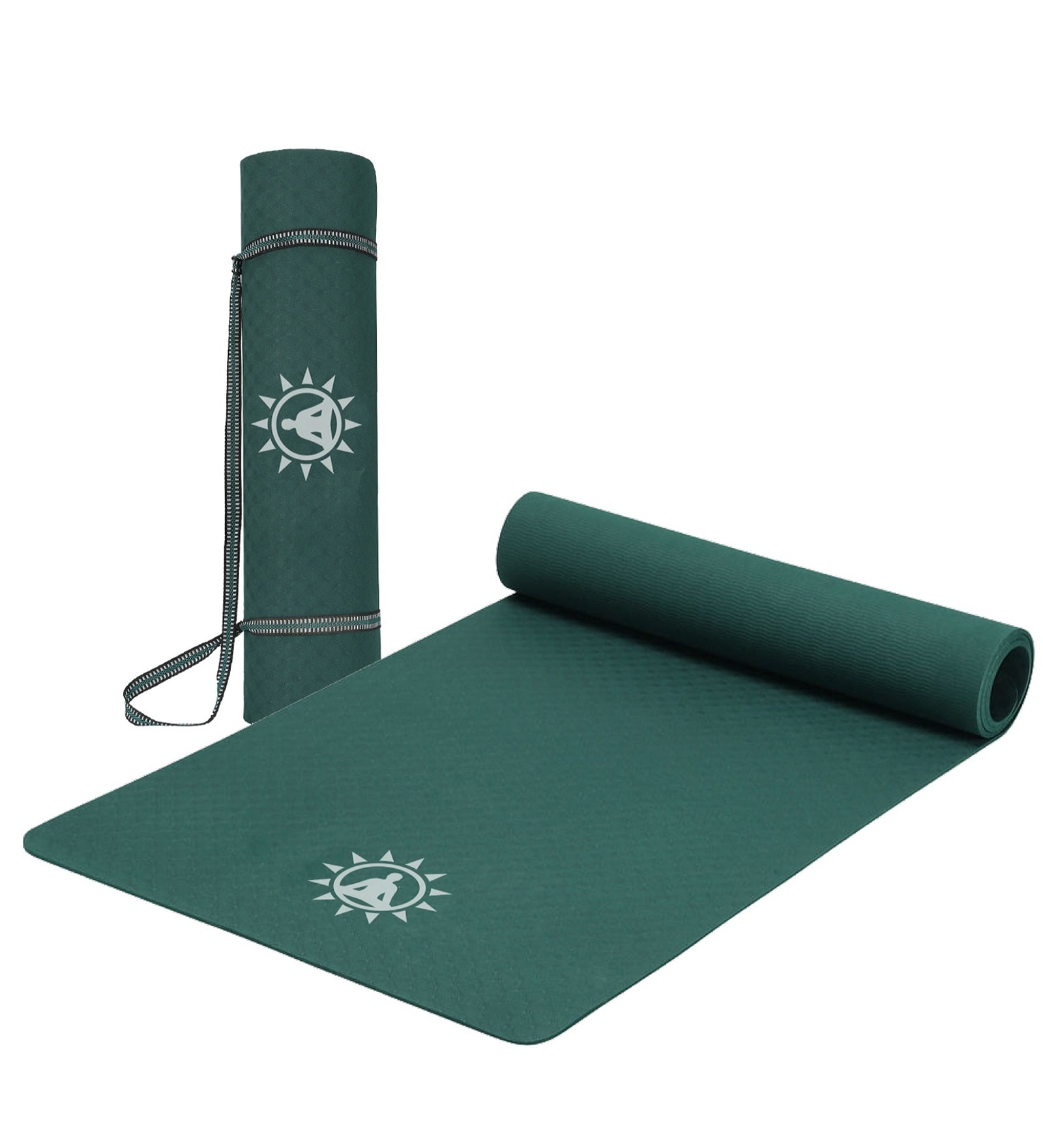 Buy Green Polyester Foldable Anti Skid 2 ft x 6 ft Yoga Mat at 53% OFF ...