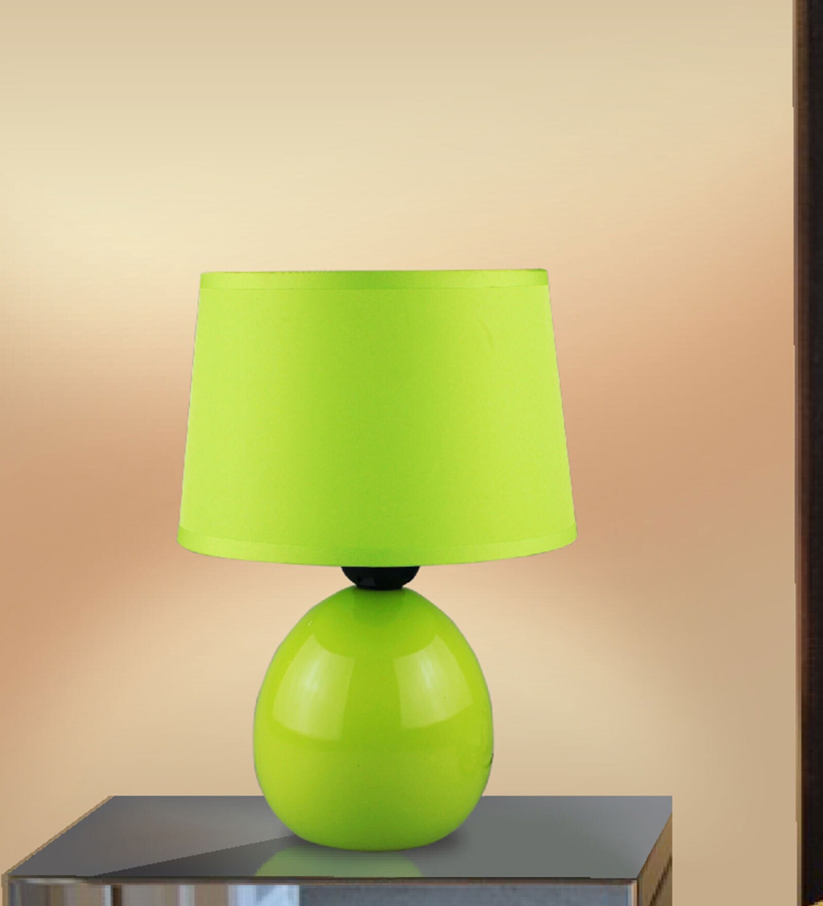 Buy Green Polyester Shade Table Lamp with Green Base by Market 99 at 69 ...