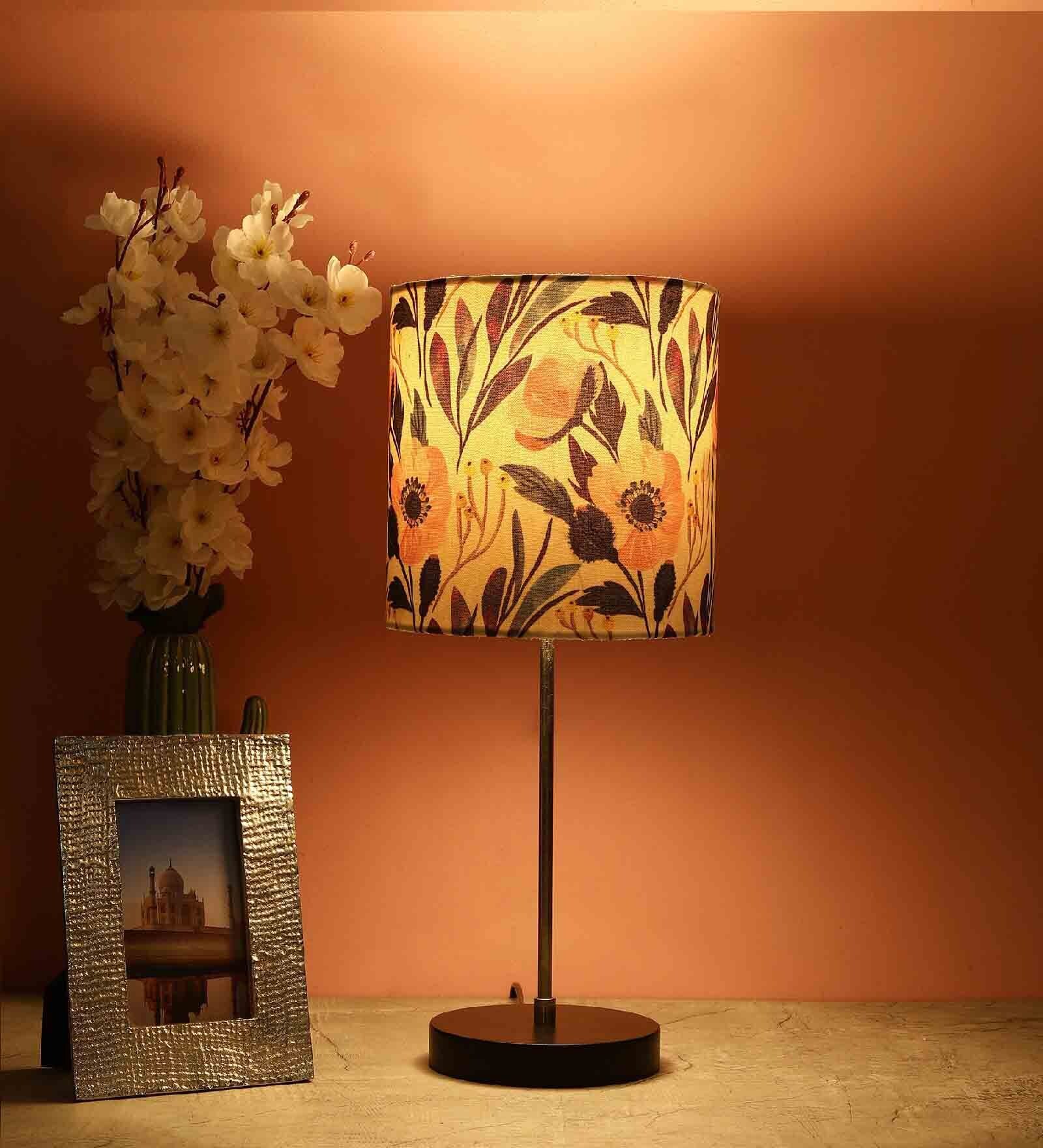 Buy Margot Green Fabric Shade Night Lamp With Aluminium Base at 21% OFF ...
