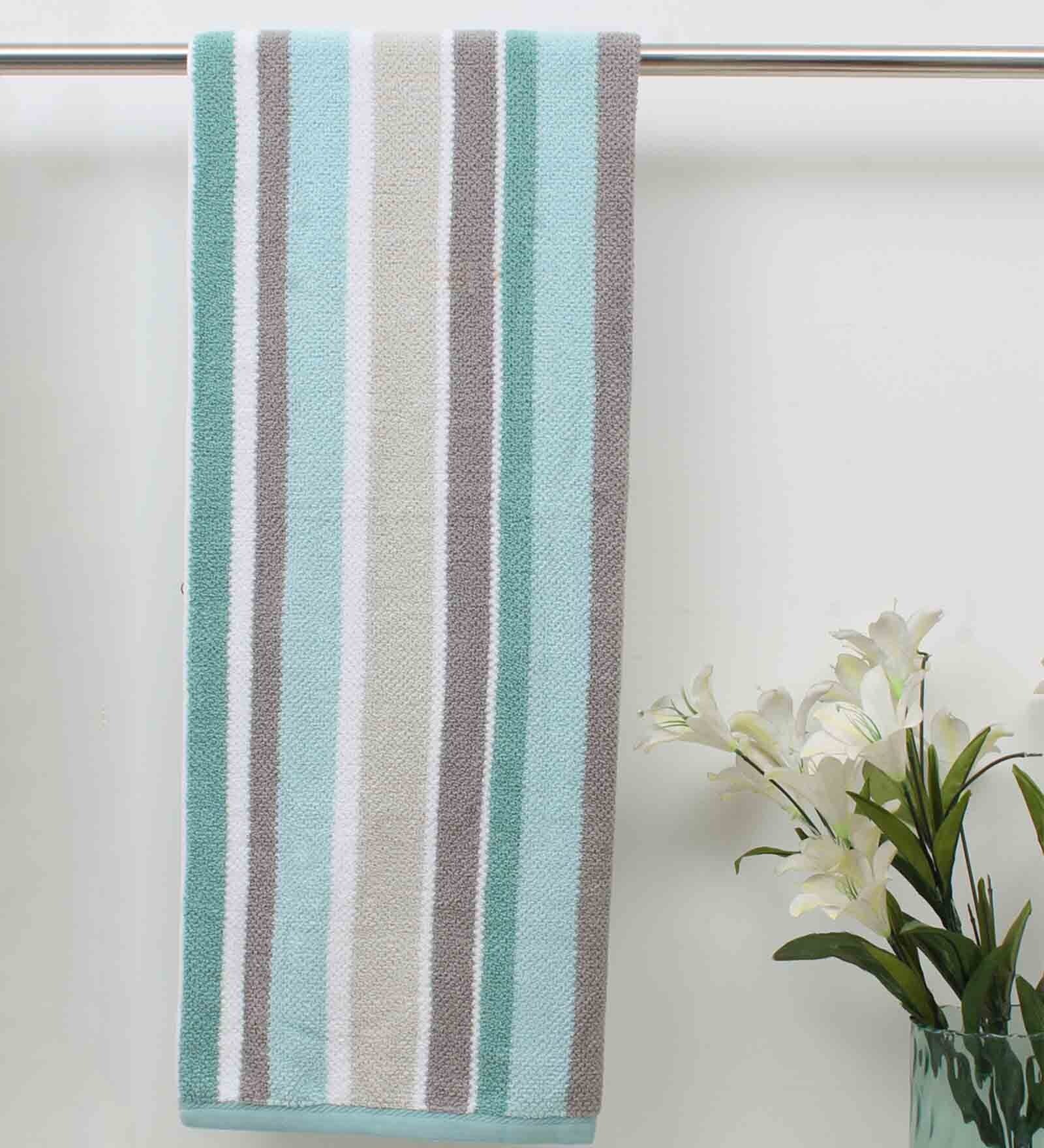 Buy Multicolor Patterned 550 GSM Cotton Bath Towel by AVI Living at 21% OFF by AVI Living ...