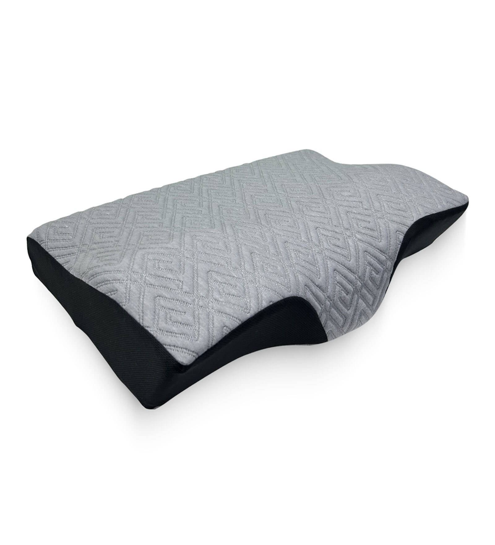 Buy Grey Black Gel Memory Foam 20 x 13 Inch Cervical Pillow at 36% OFF ...