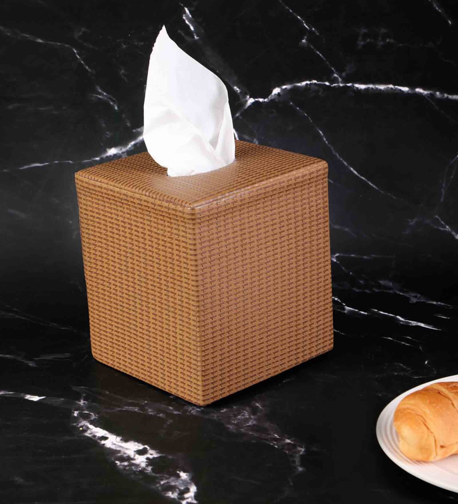 Buy Grey Leatherette Tissue Holder at 36% OFF by The Home Co. | Pepperfry