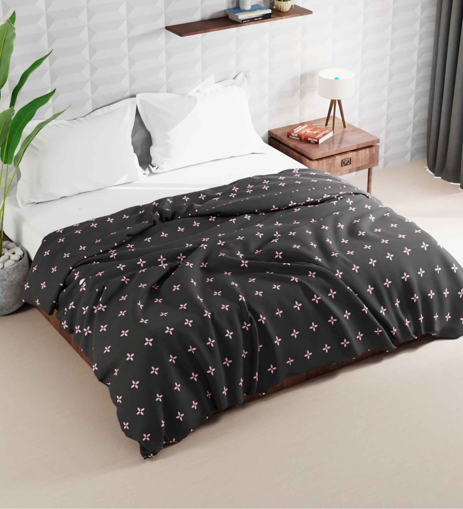 Buy Grey Polyester 150 Mild Winter Double Bed Comforter by BIANCA at 73 ...