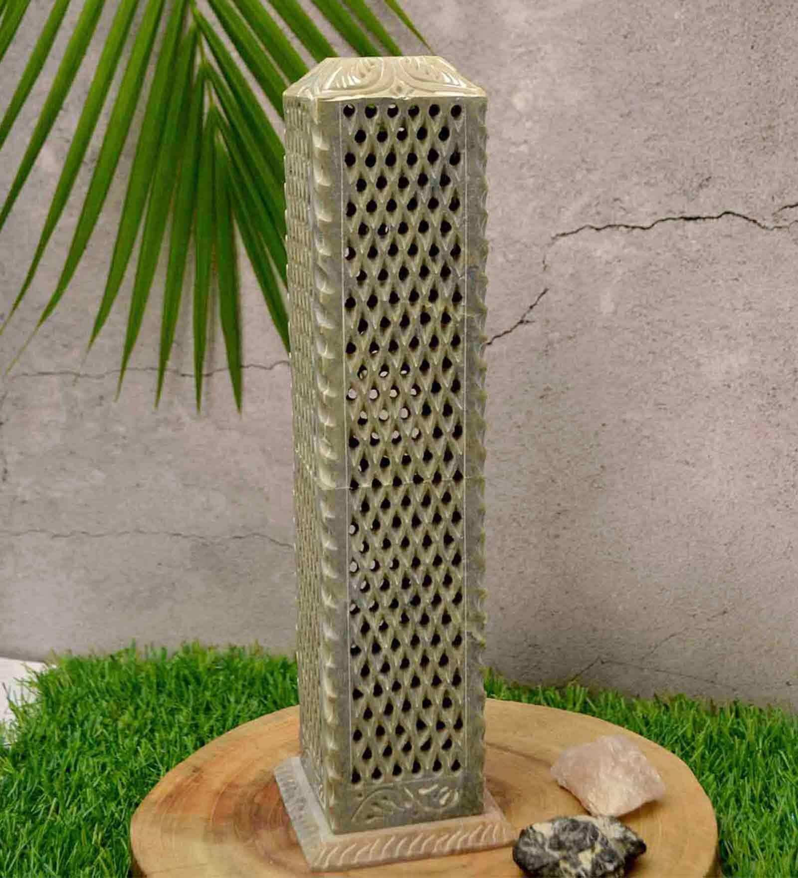 Buy Grey Soapstone Incense Holders at 17% OFF by Katkaria Creations ...