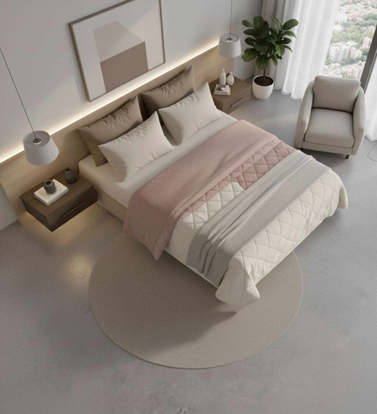 Buy Grey Soft Fluffy Micro Solid Plain Heavy Winter Double 150GSM ...