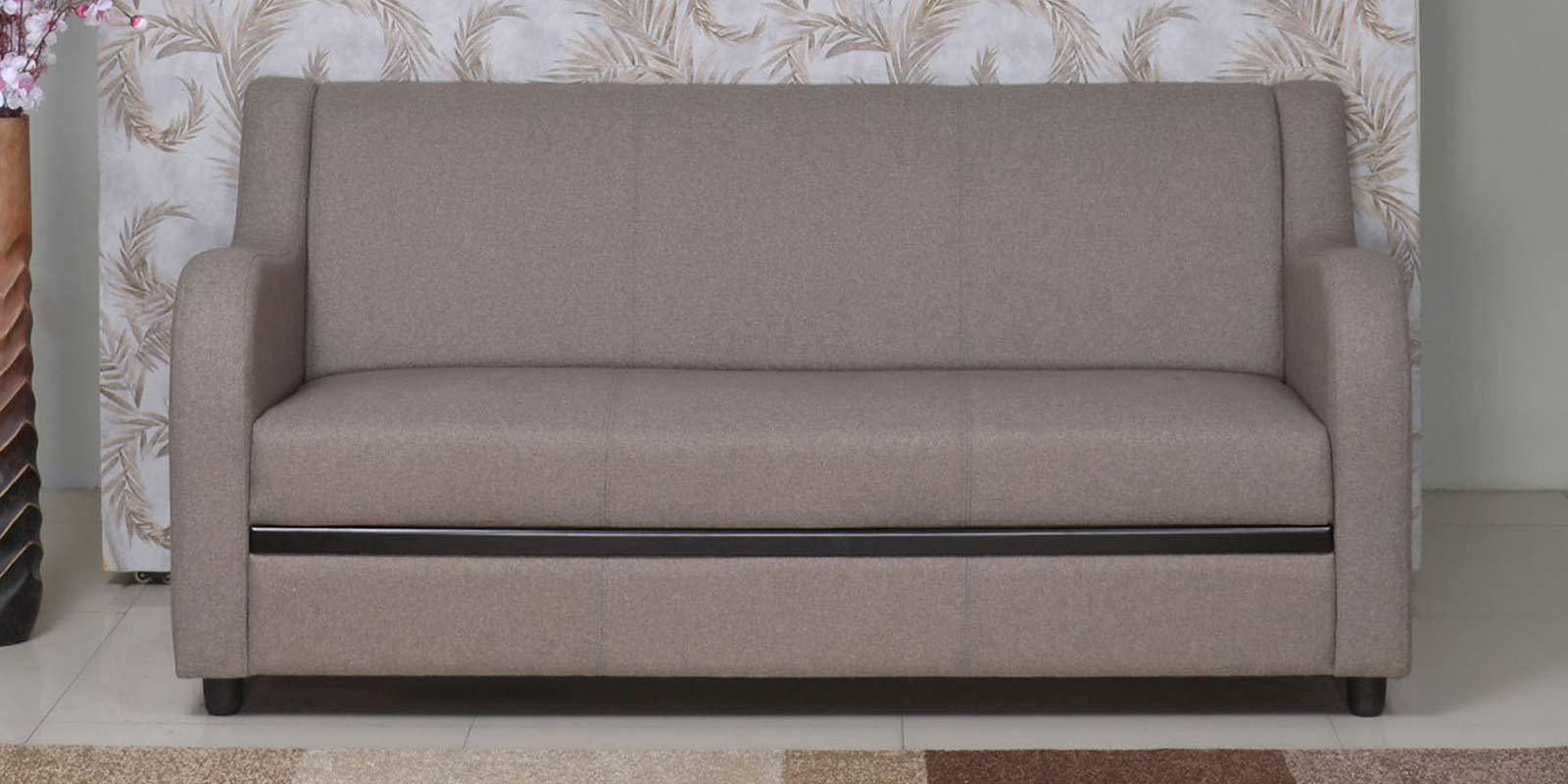 Buy Gregory 3 Seater Sofa in Brown Colour at 48% OFF by @home | Pepperfry