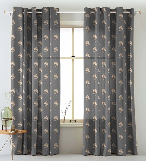 Shop Grey Curtains Online Upto 60% Off | Pepperfry
