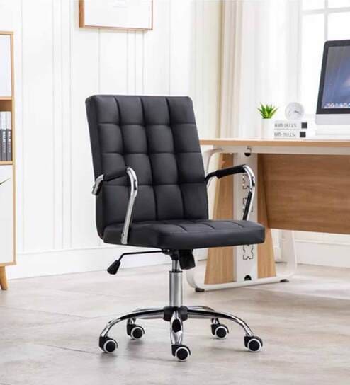 Buy Gruber Leatherette Executive Chair in Grey Colour at 56% OFF by ...