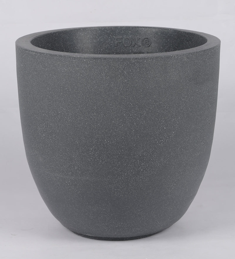 Buy Grey Polymer Cup Shaped Large Planter by Yuccabe Italia Online ...