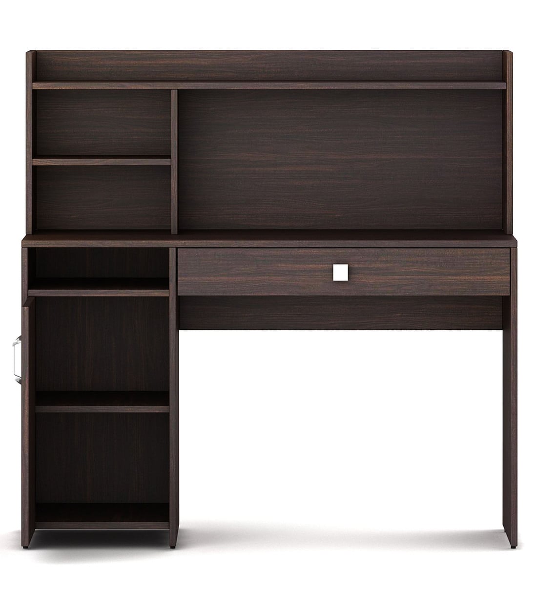 Buy Guide Hutch Desk in Choco Walnut Finish by A GLOBIA CREATIONS ...