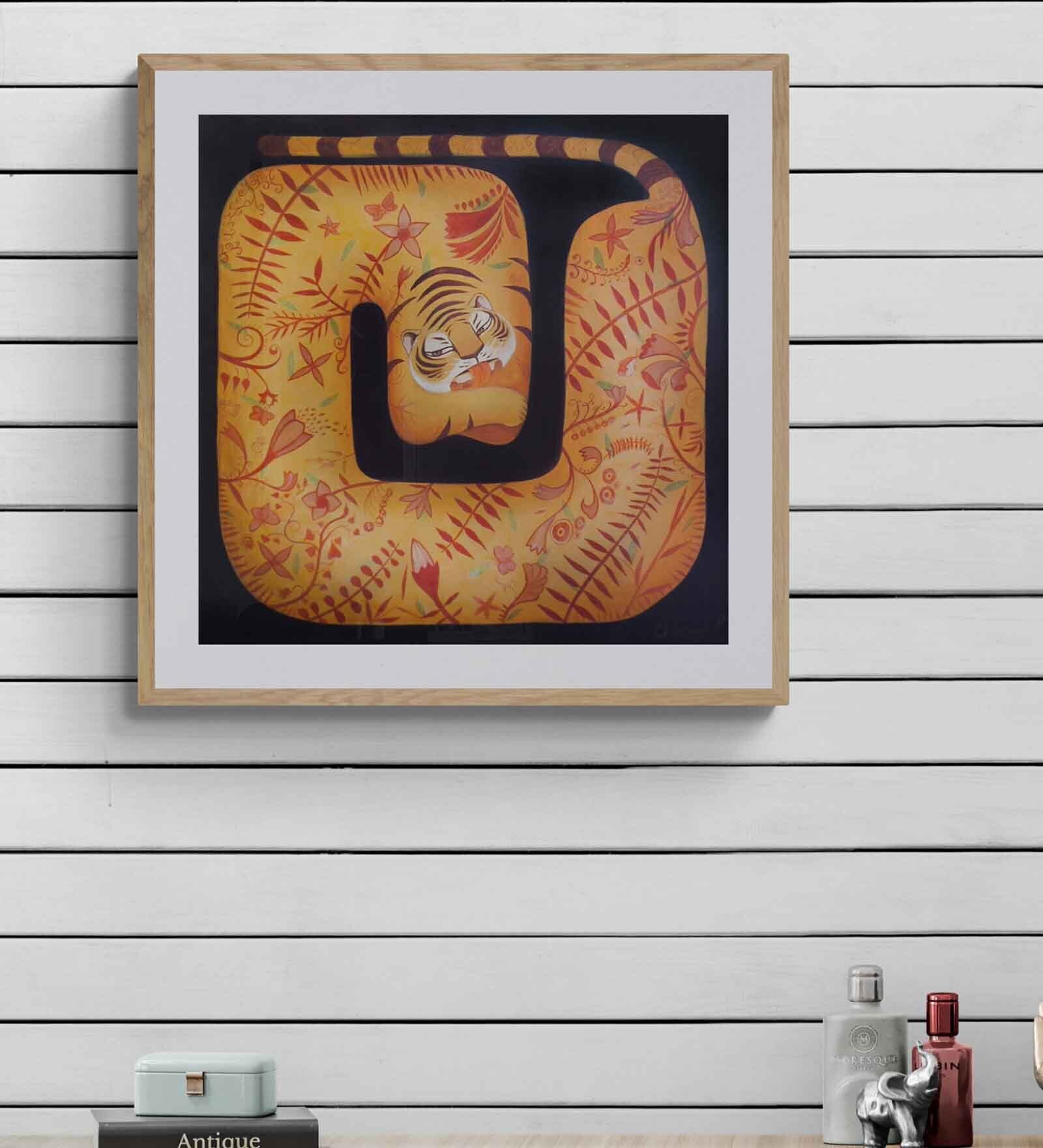 Buy Guardian 2 Handmade Acrylic Paint On Canvas Unframed at 100% OFF by ...