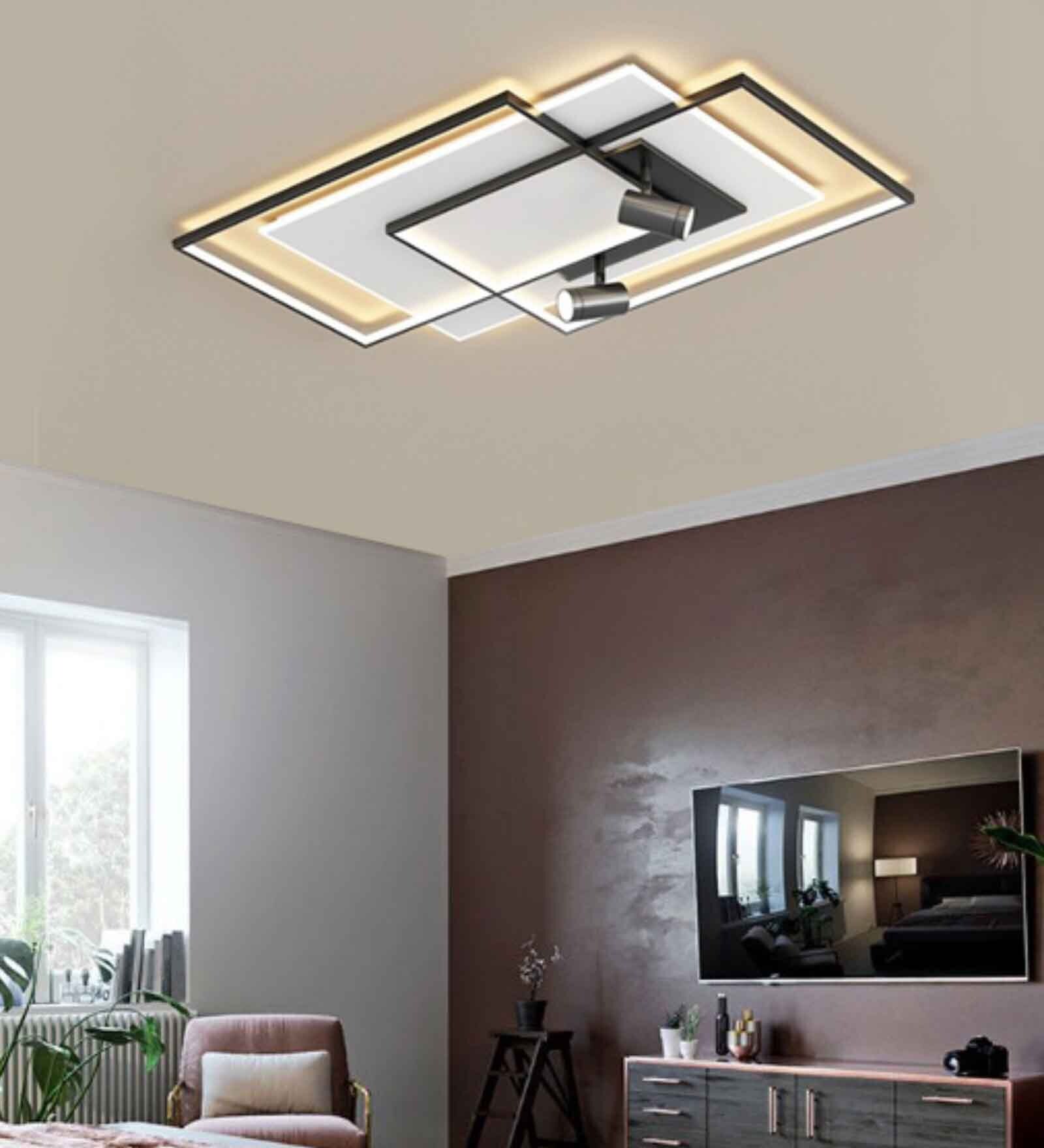 Buy Gusto Black LED Smart Voice Assist Chandelier at 27% OFF by ...
