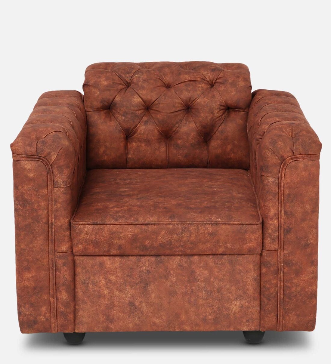Buy Hamilton 1 Seater Sofa in Tan Colour at 36% OFF by VOF | Pepperfry