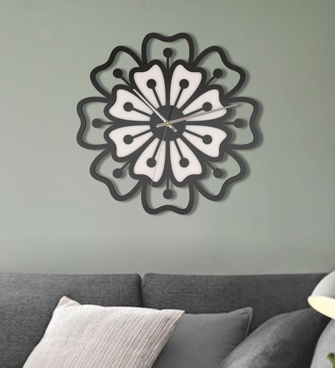 Buy Grimes Handcrafted Brown Colour MDF Wall Clock at 2% OFF by Planet ...