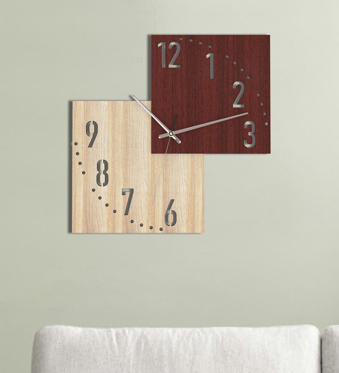 Buy Maple Handcrafted MDF Wall Clock at 2% OFF by Planet Decor | Pepperfry