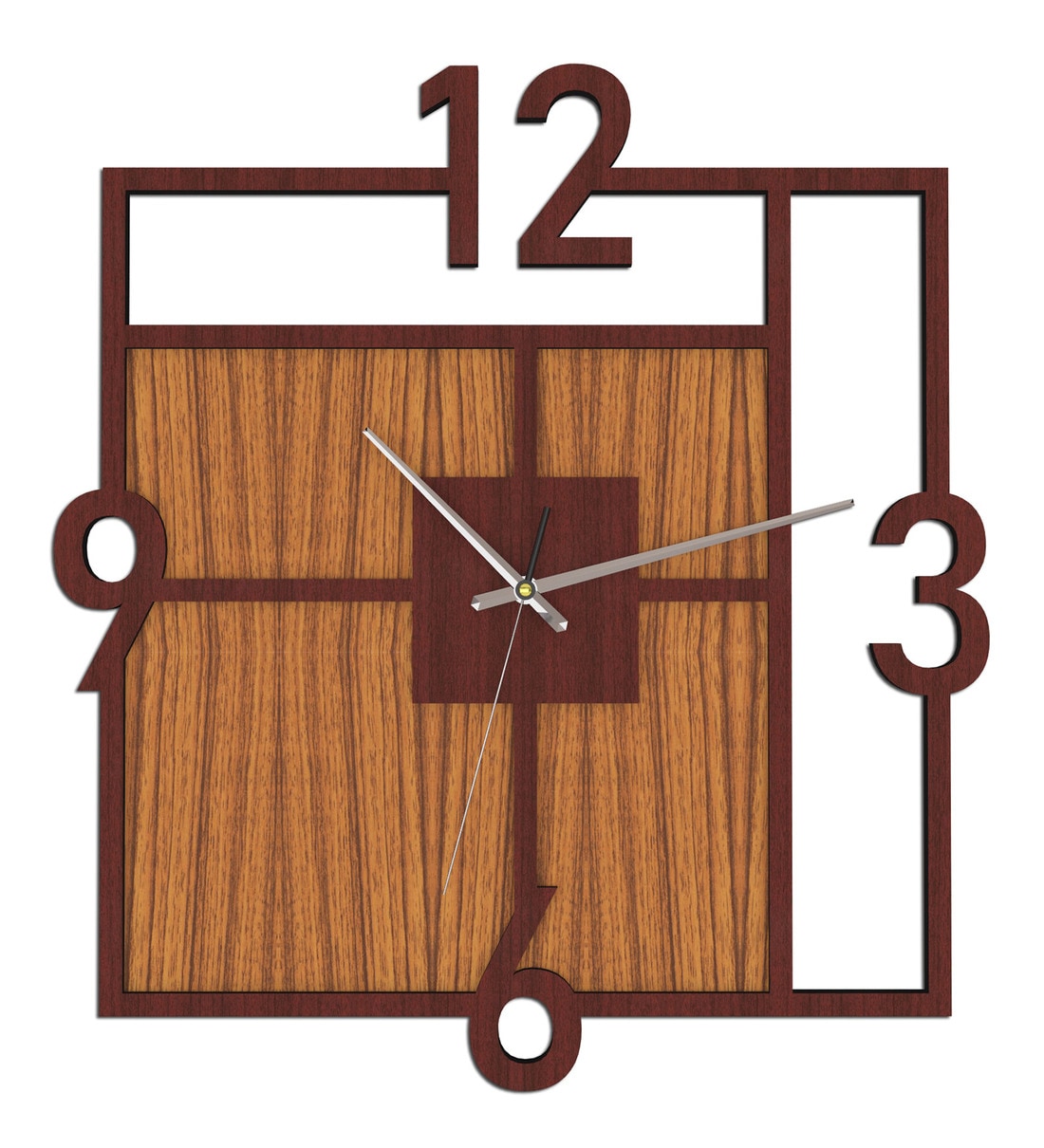 Buy Handcrafted Cream Colour MDF Wall Clock by Planet Decor Online ...