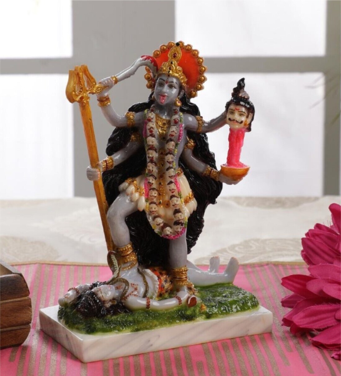Buy Handpainted Goddess Kali Mata Idol at 35% OFF by Chaque Decor ...