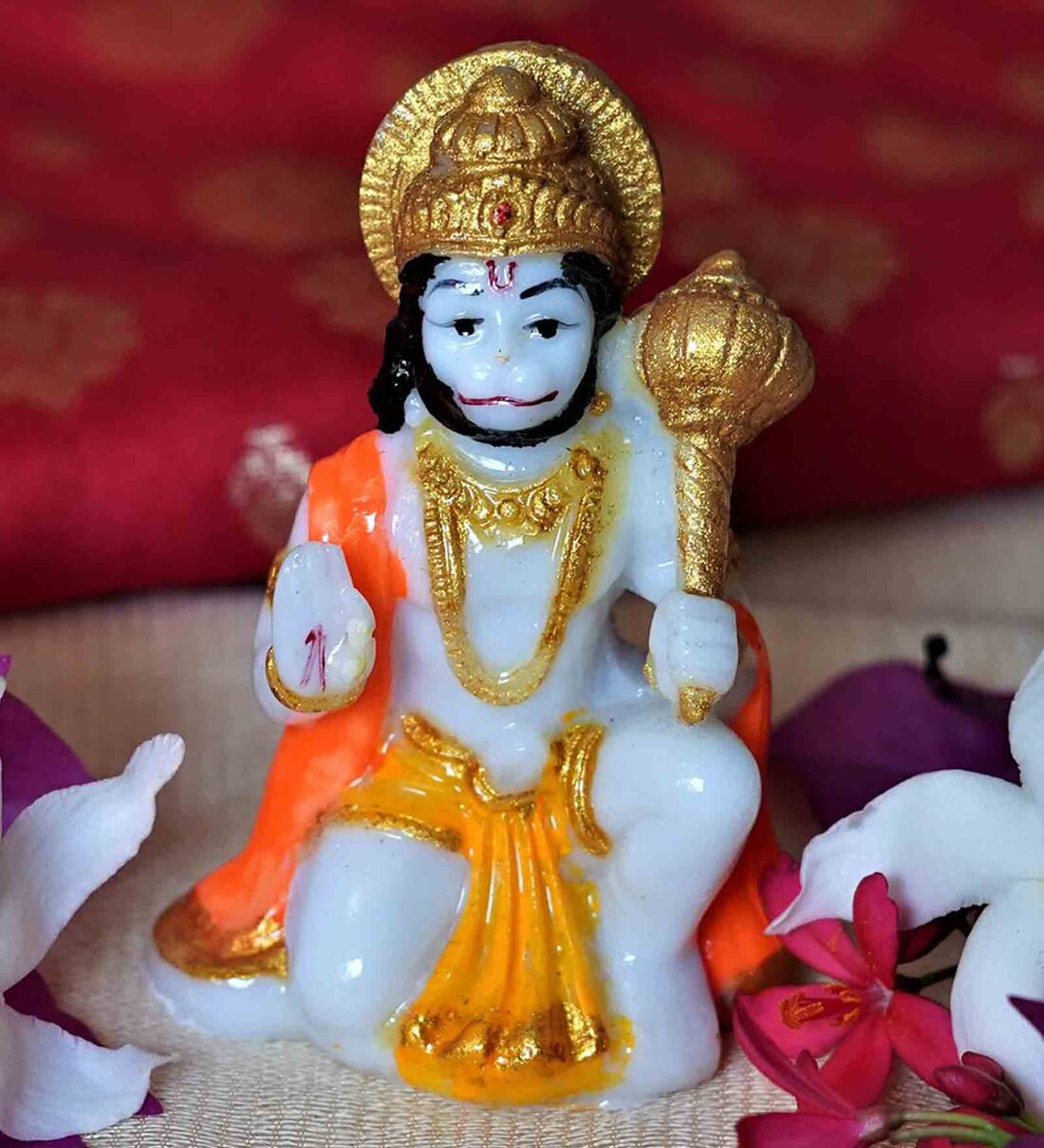 Buy Hanuman Handpainted Idol at 22% OFF by Chaque Decor | Pepperfry