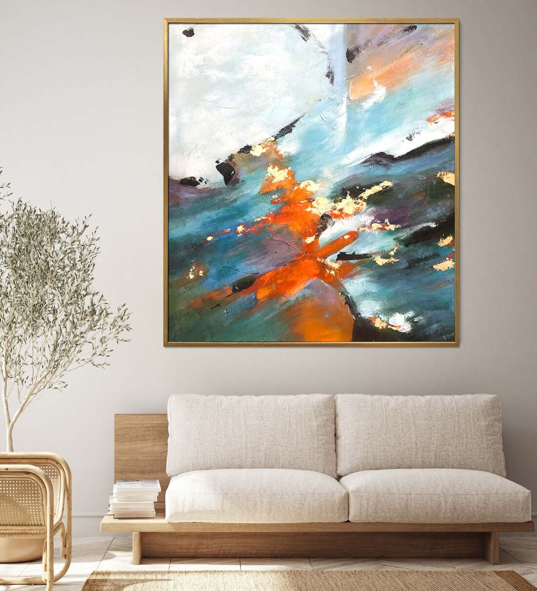 Buy Grey Harmony Canvas Acrylic Paint Hand Paintings at 30% OFF by Art Gali | Pepperfry