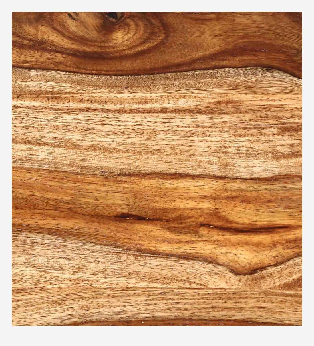 Buy Harrington Sheesham Wood Seating Stool In Rustic Teak Finish By ...