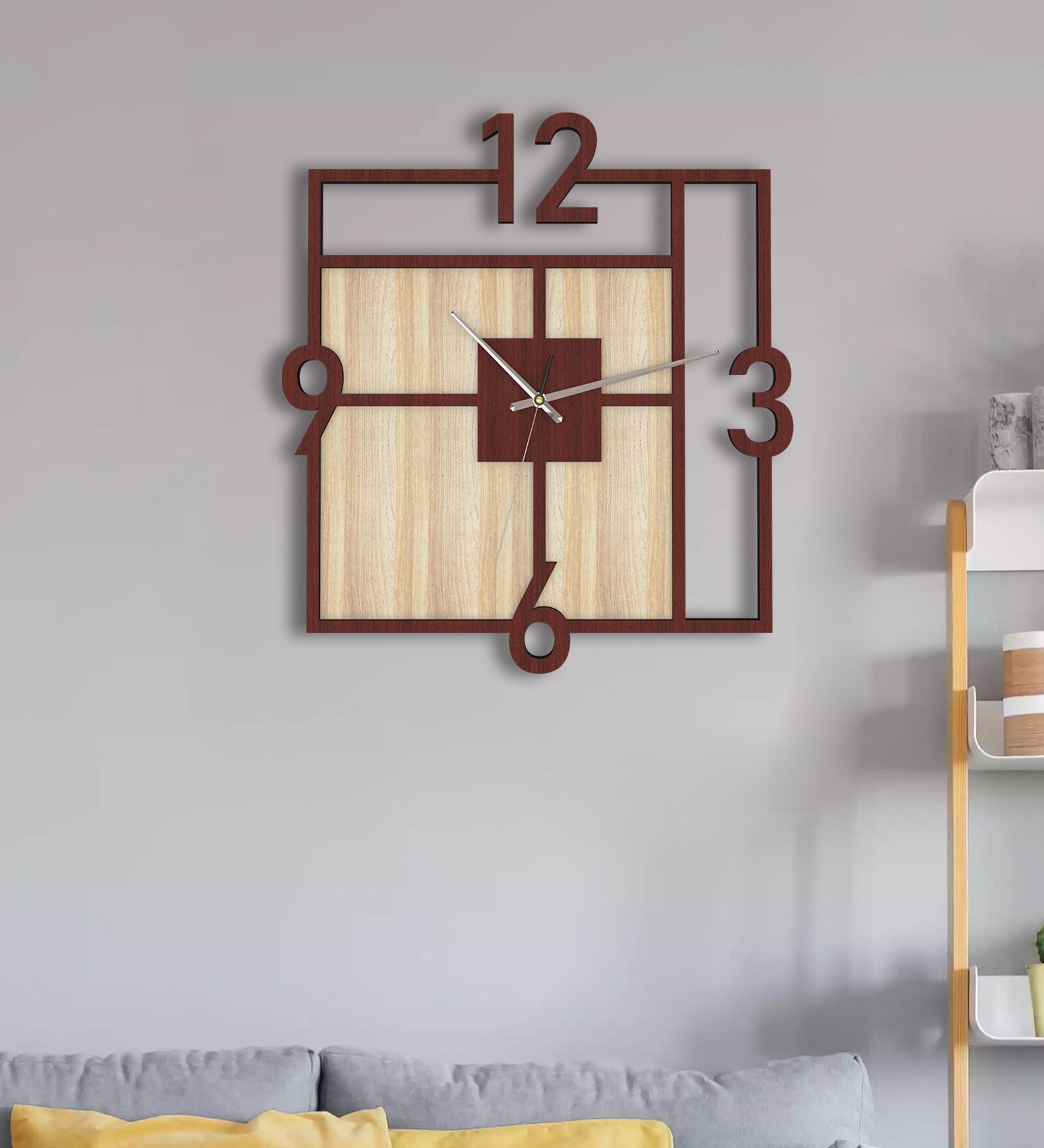 Buy Ornate Handcrafted Brown Colour MDF Wall Clock at 10% OFF by Planet ...