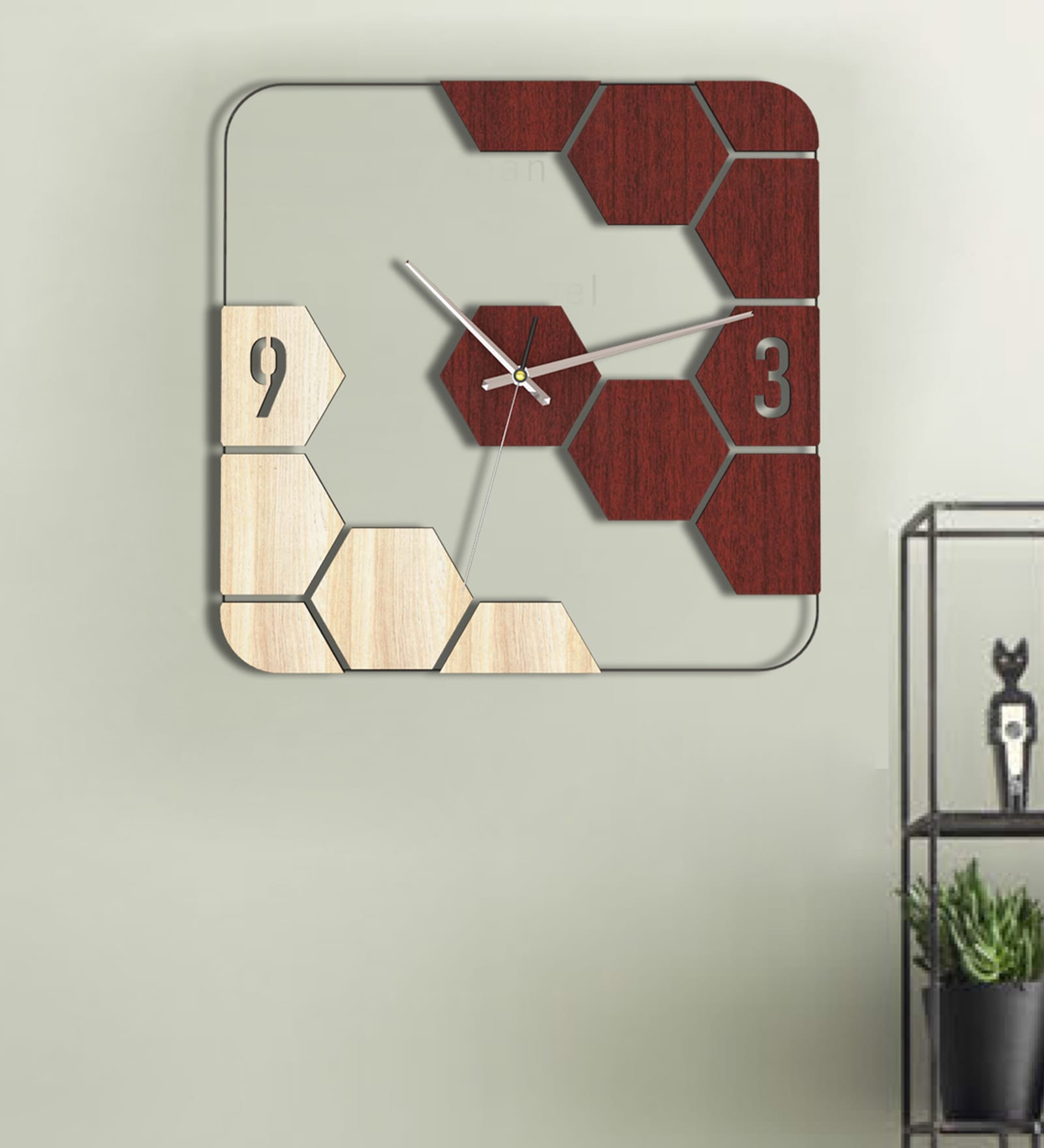 Buy Brown MDF Handcrafted Novelty Wall Clock at 1% OFF by Planet Decor ...