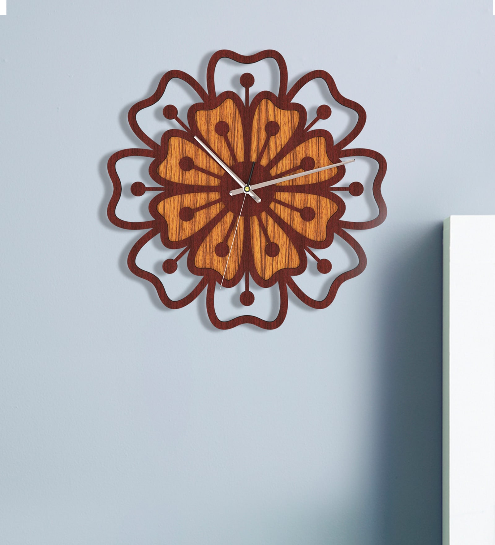 Buy Grain Handcrafted Cream Colour MDF Wall Clock at 2% OFF by Planet ...