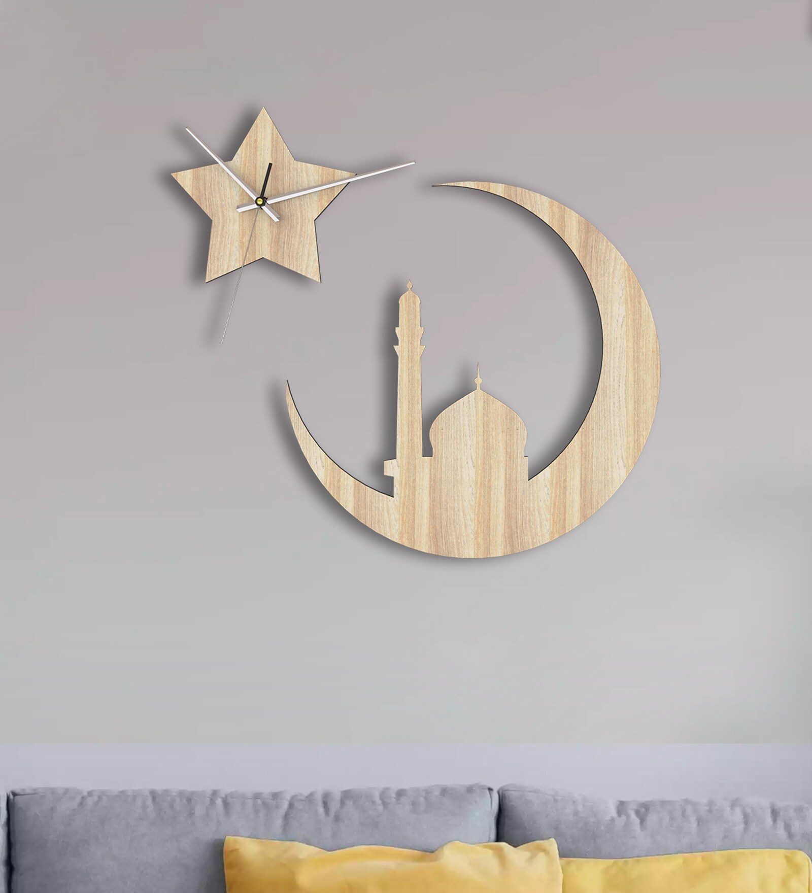 Buy Cream MDF Handcrafted Modern Wall Clock at 23% OFF by Planet Decor ...