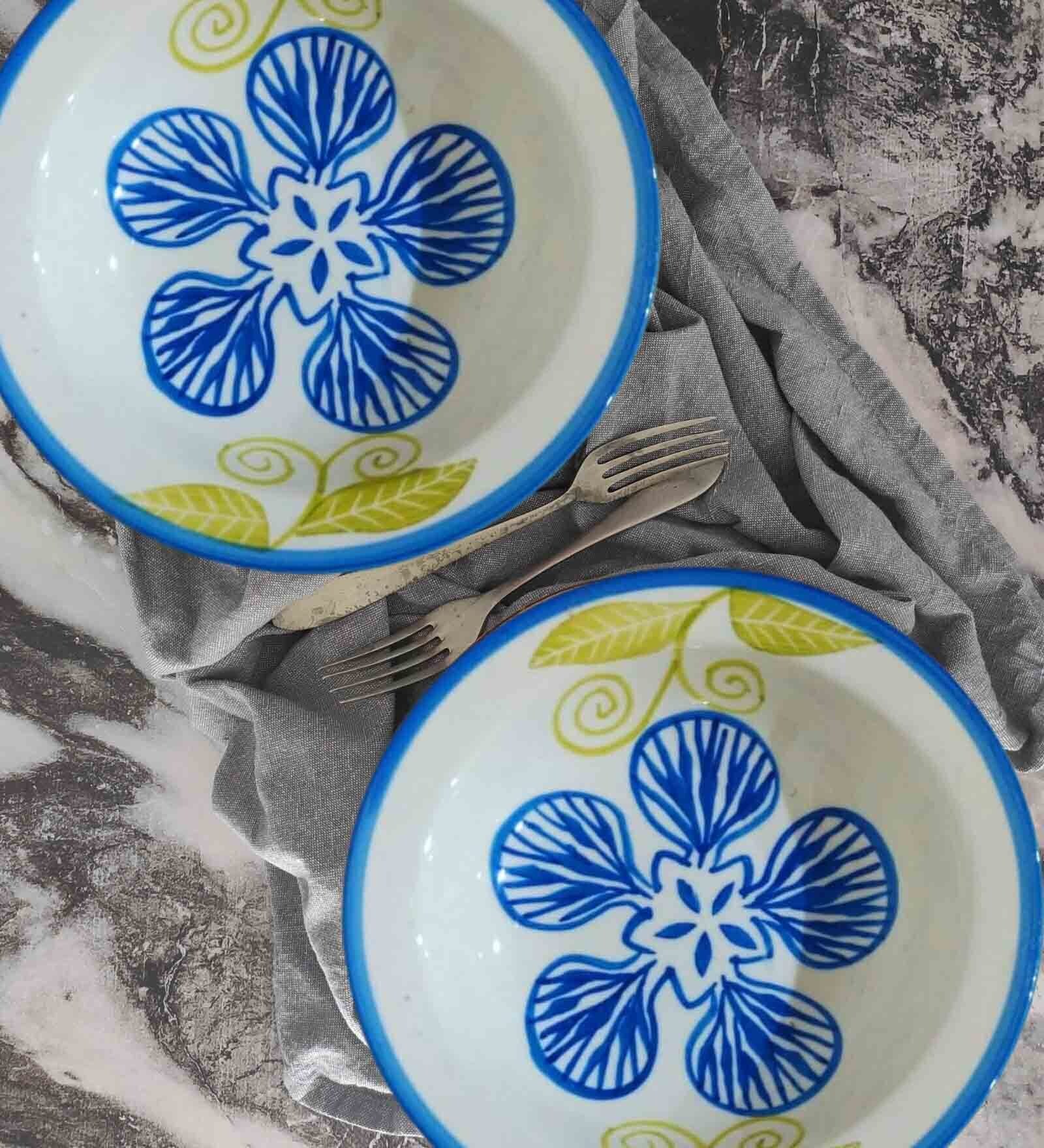 Buy White Multi color Hand painted Pasta Plate By Maatikosh at 60% OFF ...