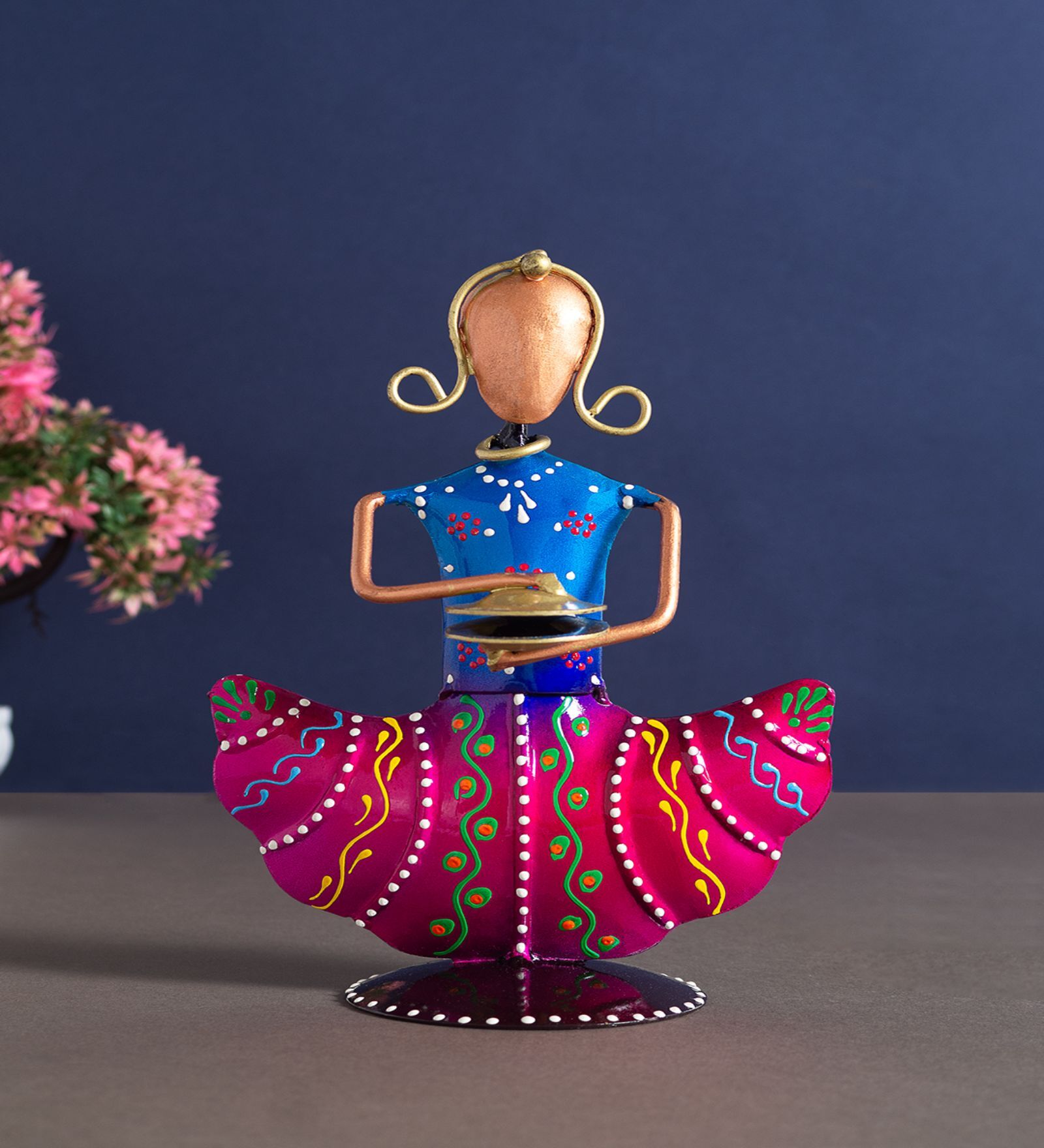 Buy Handcrafted Musicians Multicolour Colour Wrought Iron Figurine at ...