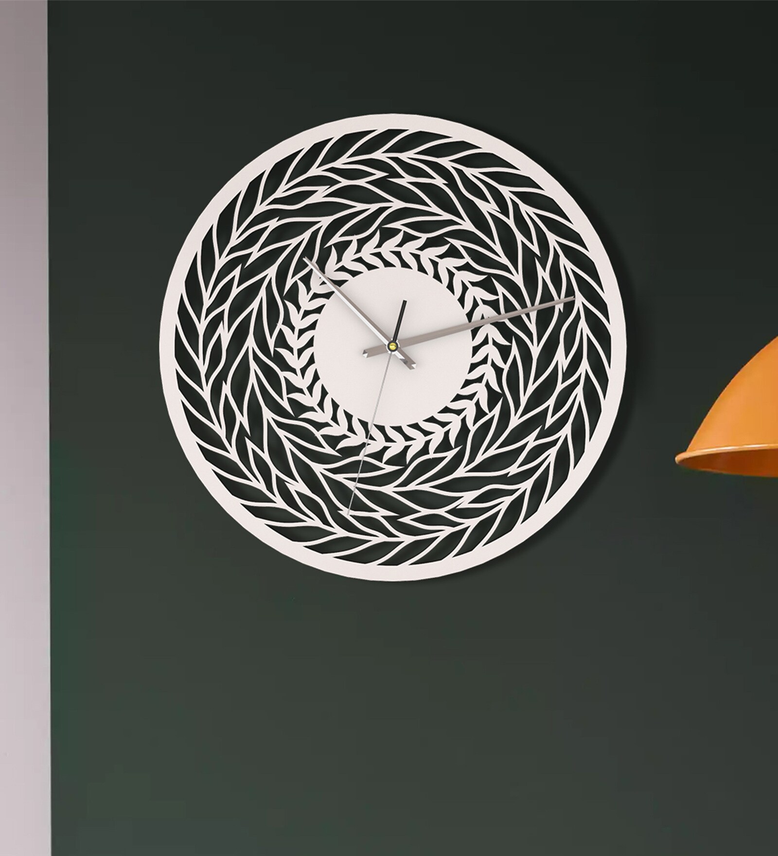 Buy Greenport Handcrafted White Colour MDF Wall Clock at 27% OFF by ...