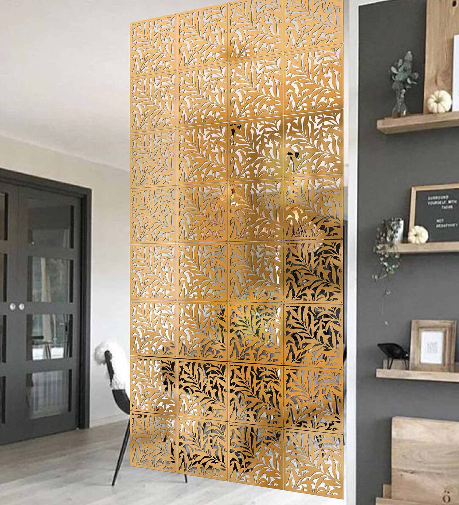 Buy Acrylic Hanging Room Divider in Brown Colour at 20% OFF by Planet ...